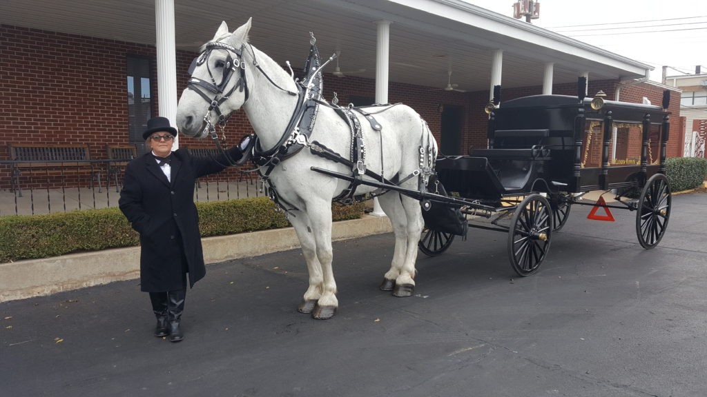 Funeral Hearse and Caisson – Ava K's Carriage Service
