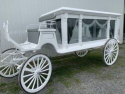 Funeral Hearse and Caisson – Ava K's Carriage Service